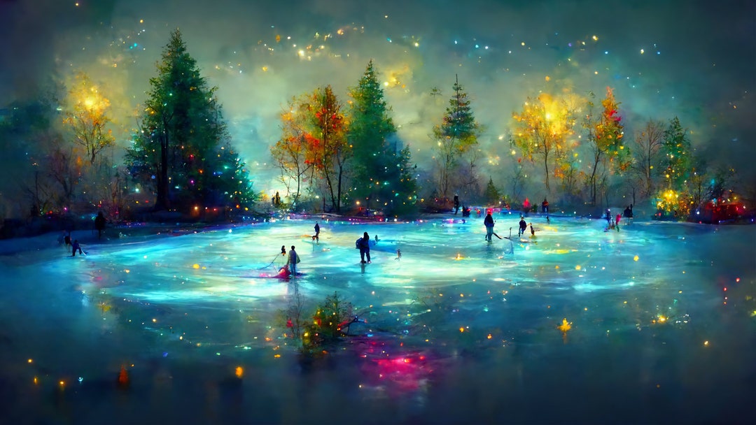 Ice Skating Magic Cross Stitch Pattern by Whitefieldsdesign (digital ...
