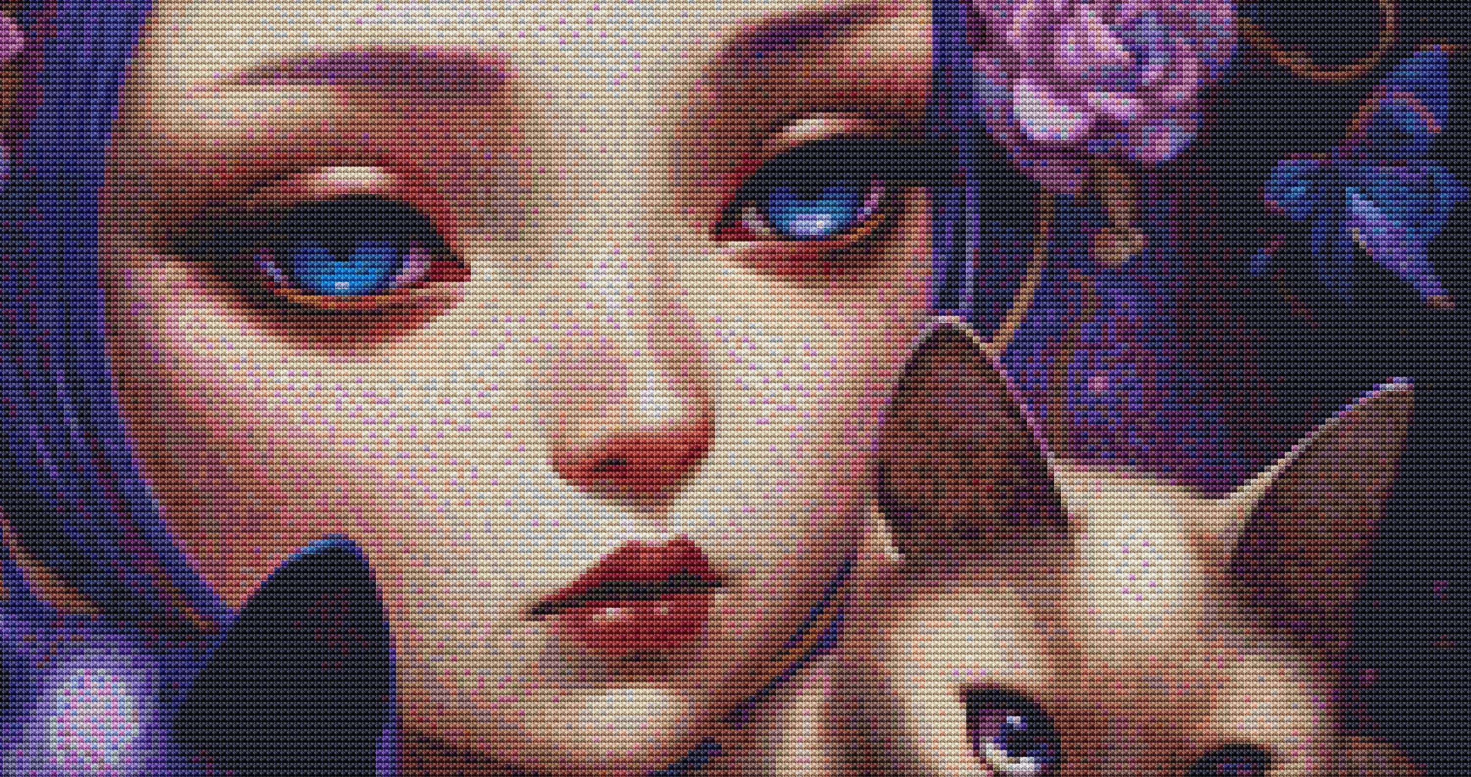 Mystical Cat Girl 9 Cross Stitch Pattern by Dutchladymysticart digital ...
