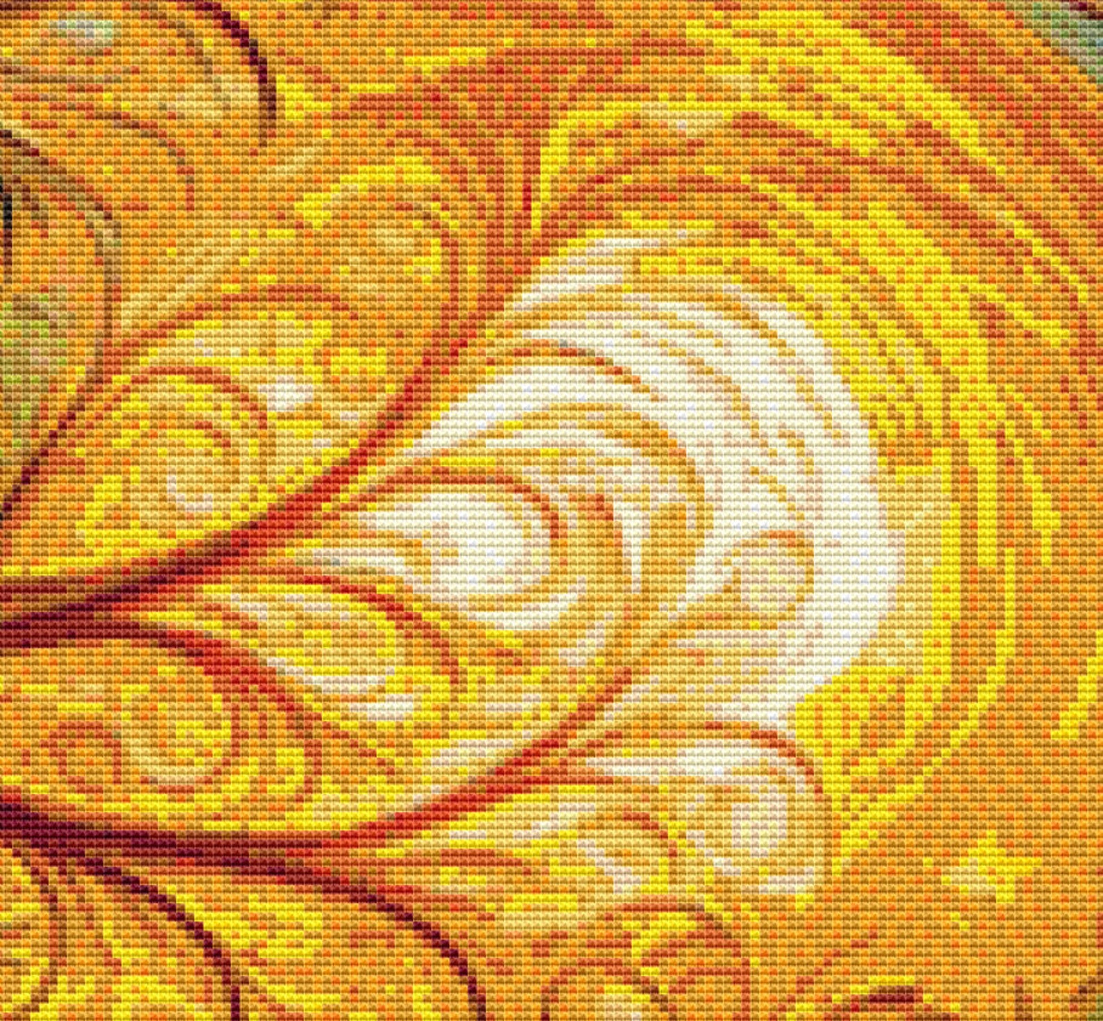 Van Gogh Style Tree of Life Cross Stitch Pattern by Peacefulartcolors ...