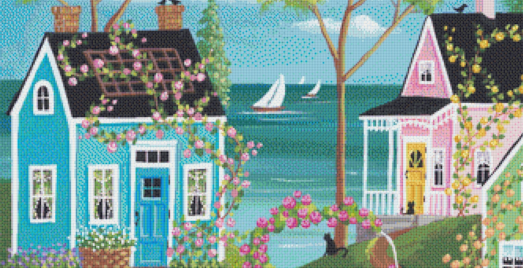 Everythings Coming up Roses (max Colors) Cross Stitch Pattern by Kim ...