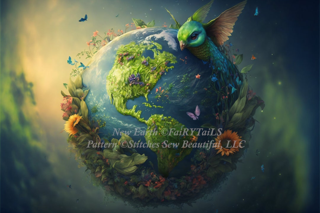 New Earth (max Colors/size) Cross Stitch Pattern by Fairytails (digital ...