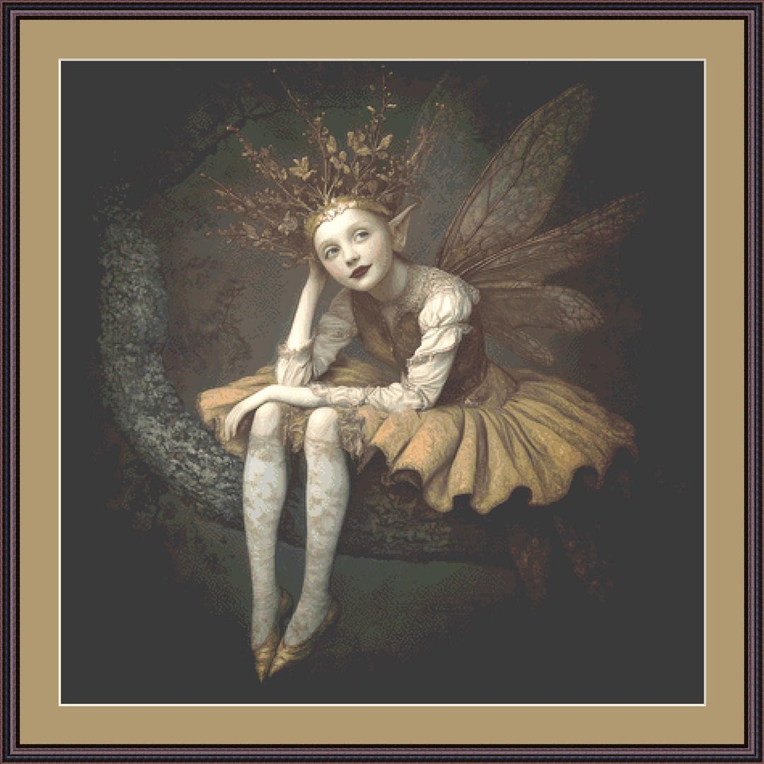 Treetop Fairy Counted Cross Stitch Pattern by Alisa Smith Williams ...