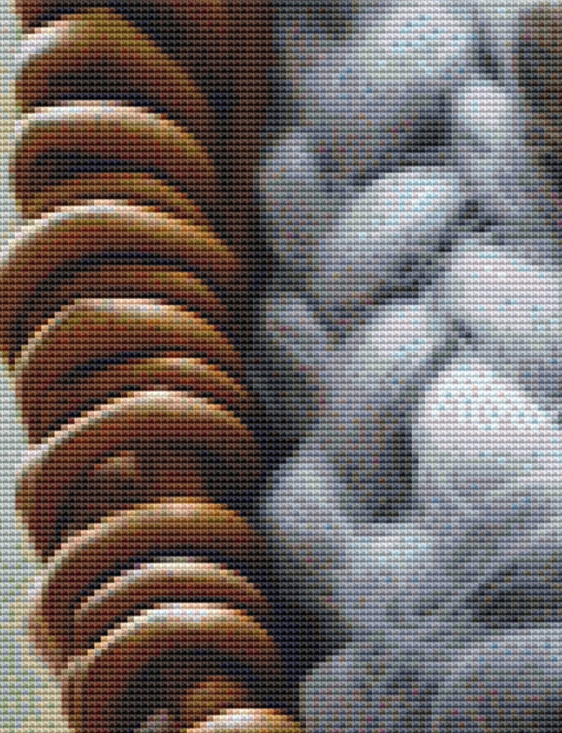 Baby Squirrel Cross Stitch Pattern by Tammy L. Gross (digital Format ...