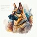 German Shepherd (max Colors) Cross Stitch Pattern by Tabone Designs ...