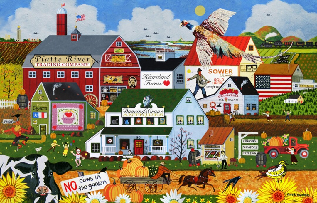 Heartland Farms Cross Stitch Pattern by Patrick Gauthier digital Format ...