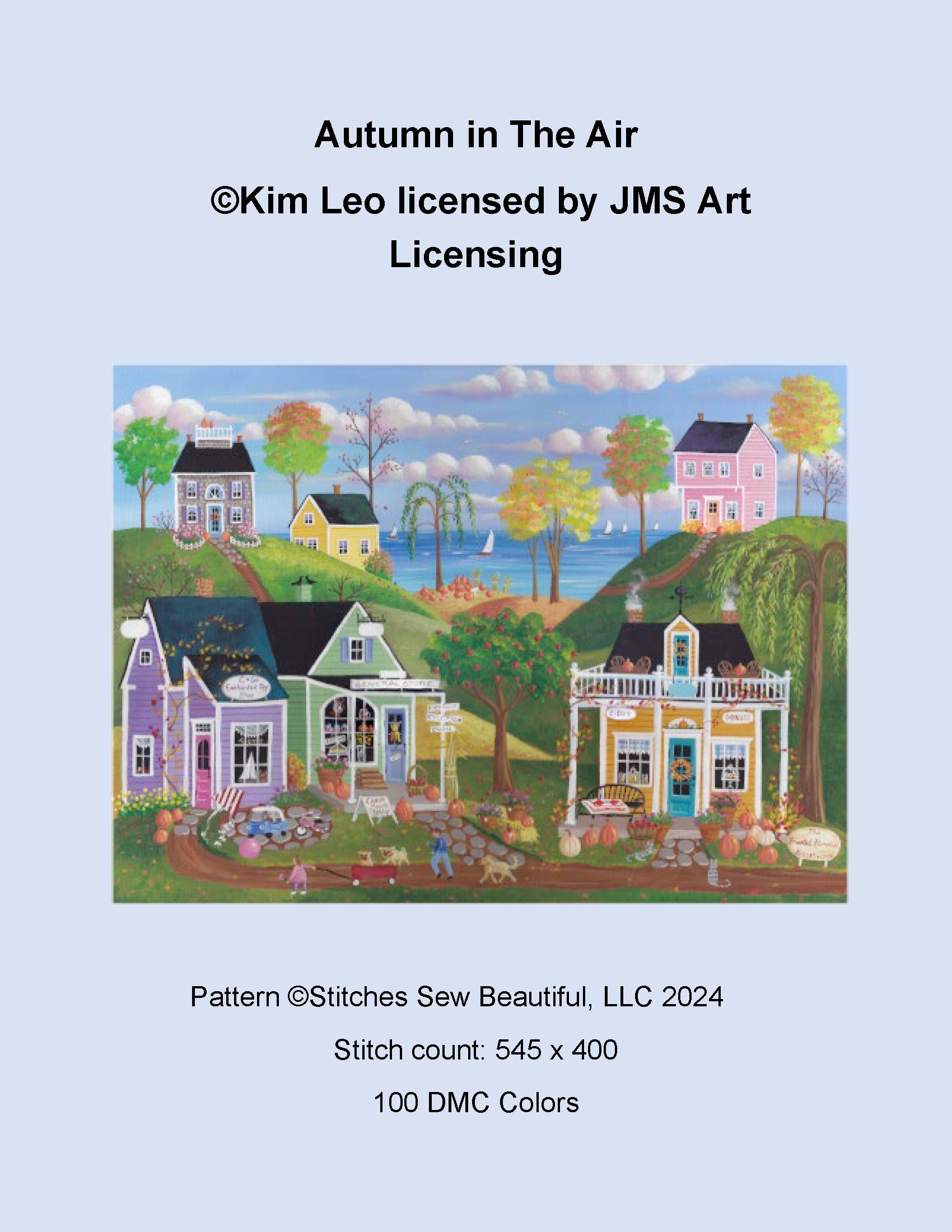 Autumn in the Air Cross Stitch Pattern by Kim Leo/jms Art Licensing ...