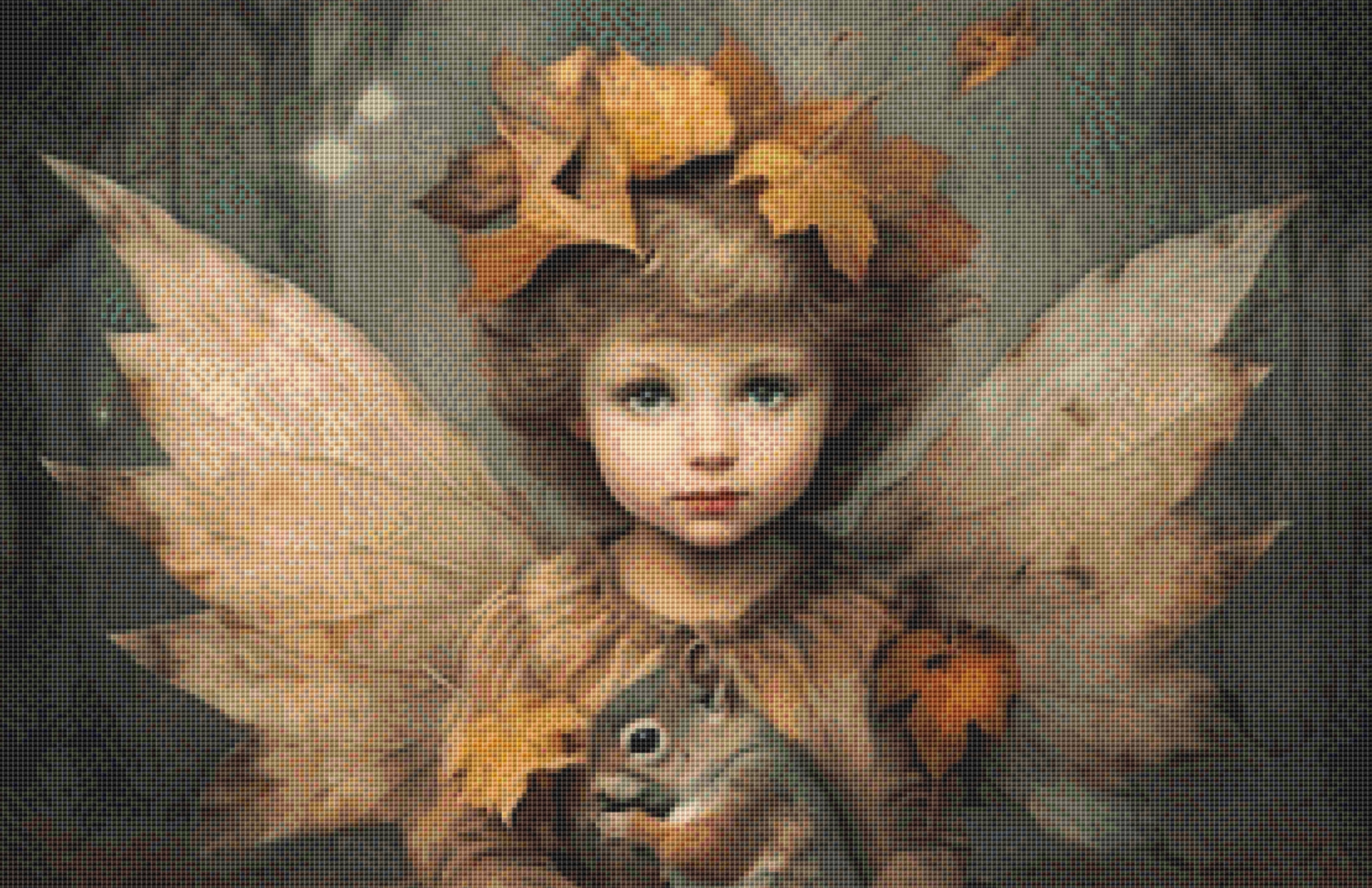 Fairy Leaves Cross Stitch Pattern by Tammy L. Gross (digital Format) - Etsy