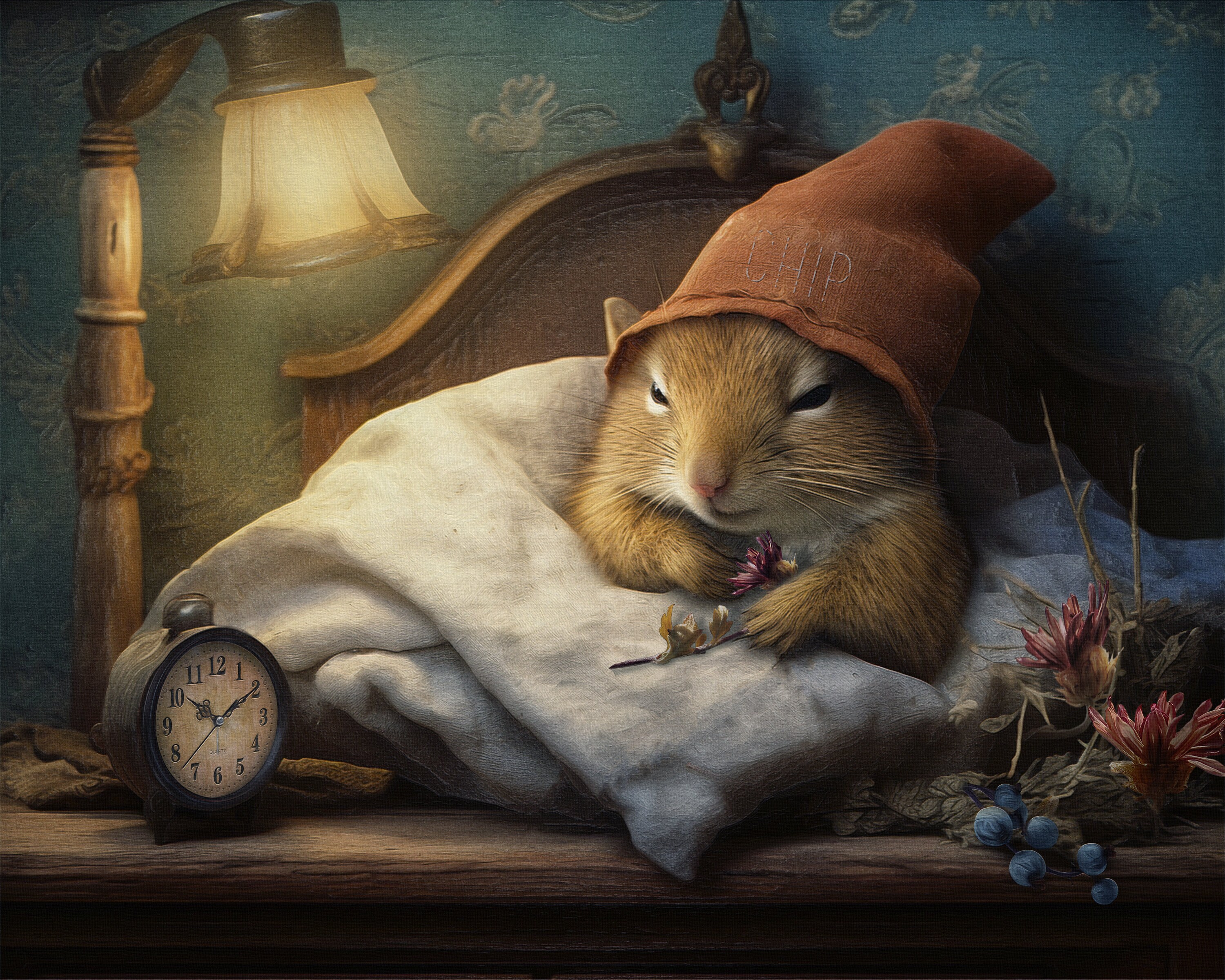 Chip Bed Cross Stitch Pattern by Tammy L Gross digital Format - Etsy