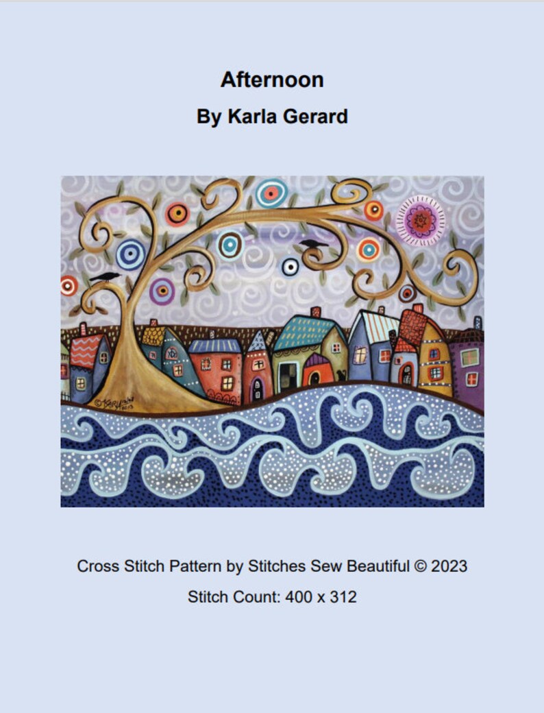 By the Sea Cross Stitch Pattern by Karla Gerard - Etsy