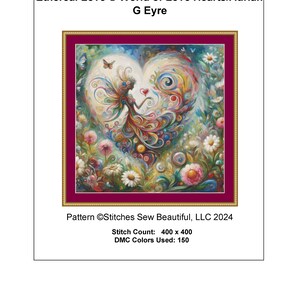 Ethereal Love (max Colors) Cross Stitch Pattern by World of Love Hearts ...
