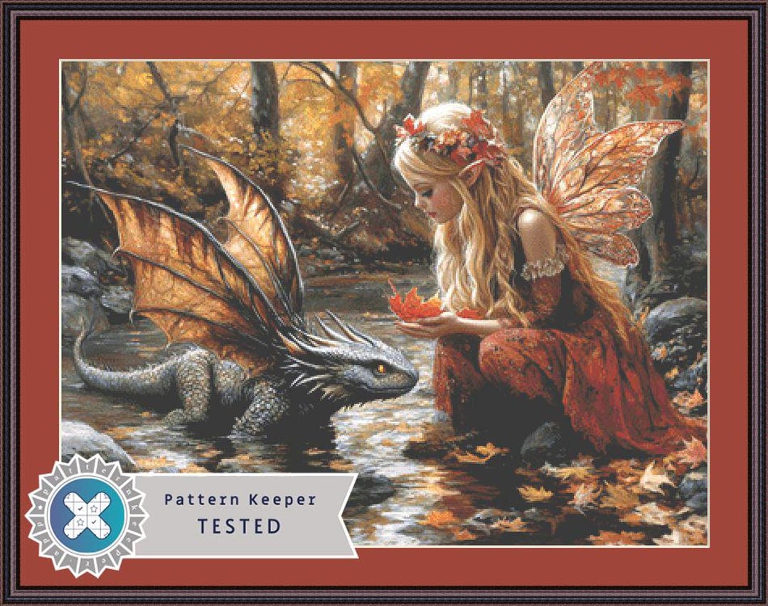 Freshly Fallen Full Coverage Cross Stitch Pattern by Serr.kai A Quill ...