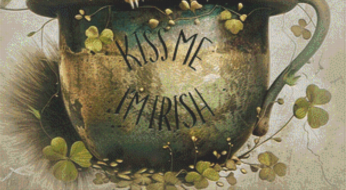 Kiss Me I'm Irish Cross Stitch Pattern by Tammy L. Gross (digital ...