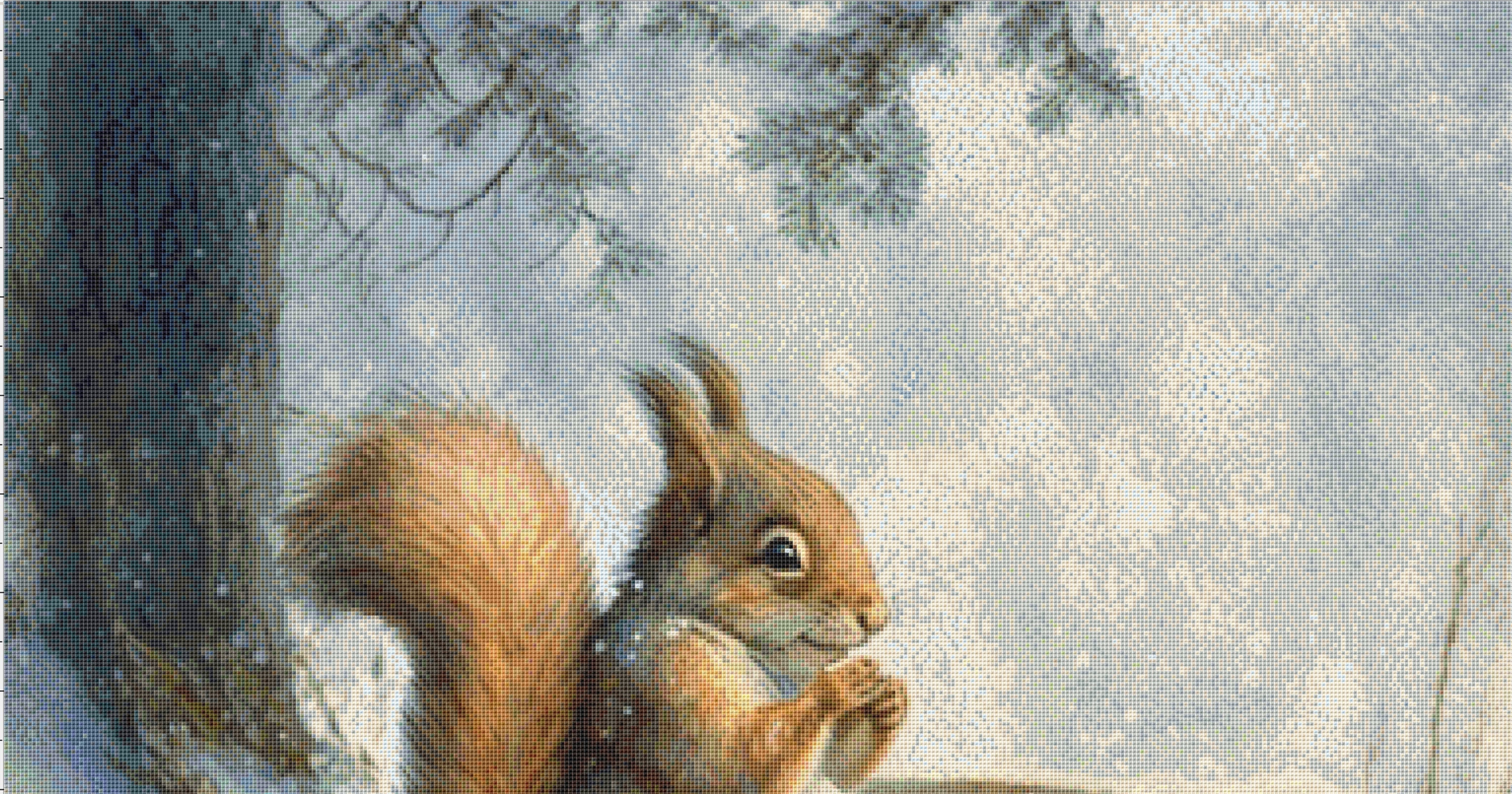 Squirrel Cross Stitch Pattern by Tammy L. Gross (digital Format) - Etsy