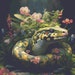 Mossy Ball Python Cross Stitch Pattern by Serr.kai A Quill & Ink ...