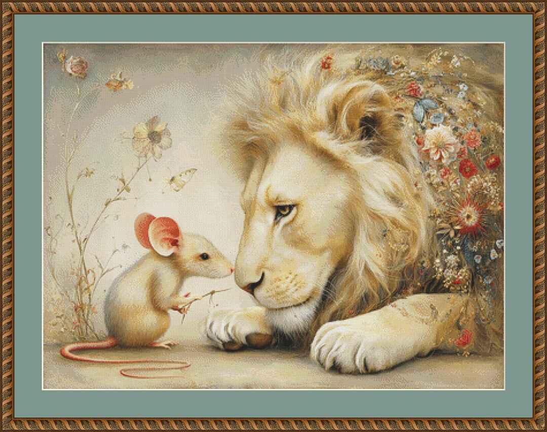Removing the Thorn Counted Cross Stitch Pattern by Bryna T. Art ...