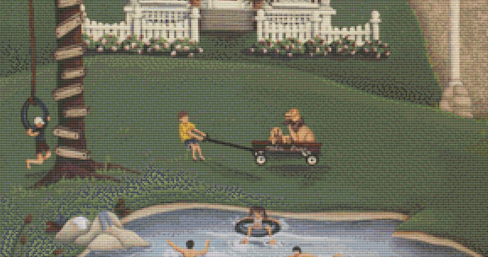 Sweet Water Stables Cross Stitch Pattern by Catherine Holman/ansada Art ...