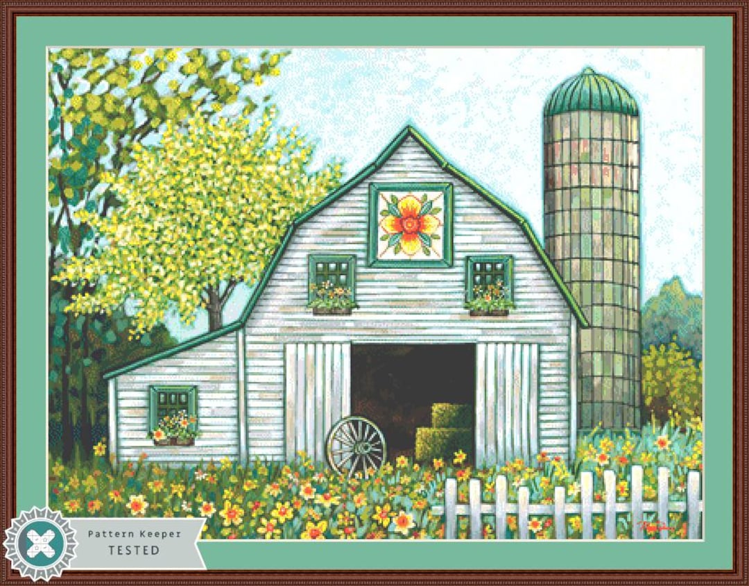 Daffodil Farm Counted Cross Stitch Pattern by Peggy Davis/porterfields ...