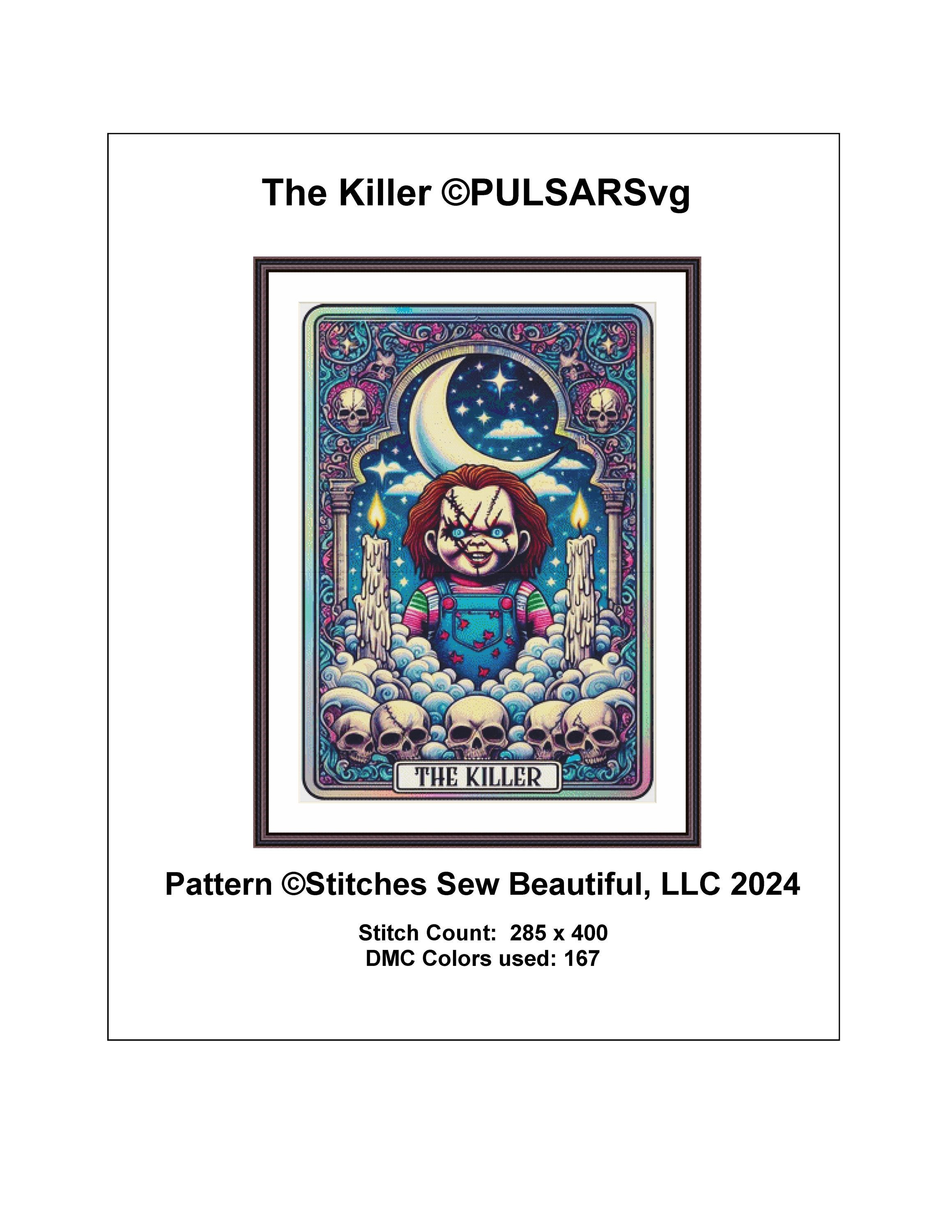 The Killer Counted Cross Stitch Pattern by Pulsarsvg (digital Format ...