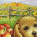 Fall Cockapoo Cross Stitch Pattern by Rose Mary Berlin/ansada Art ...