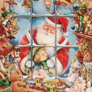Window Shopping With Santa (max Colors) Cross Stitch Pattern by Lisi ...