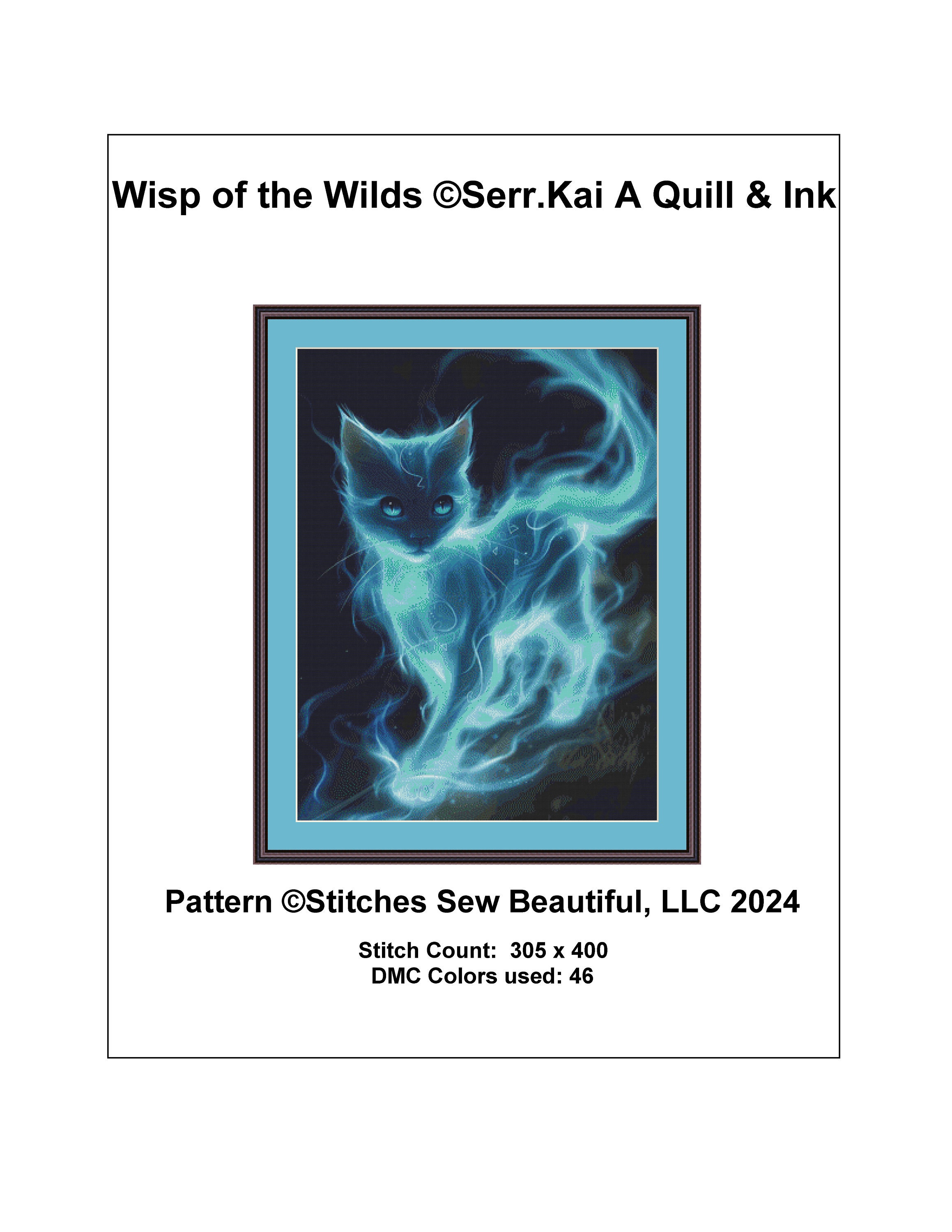 Wisp of the Wilds Cross Stitch Pattern by Serr.kai A Quill & Ink ...