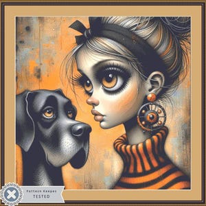 That Look! Counted Cross Stitch Pattern by Ingrid Jean (digital Format ...