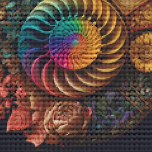 The Golden Ratio Cross Stitch Pattern by Sphinxdesignstudio (digital ...
