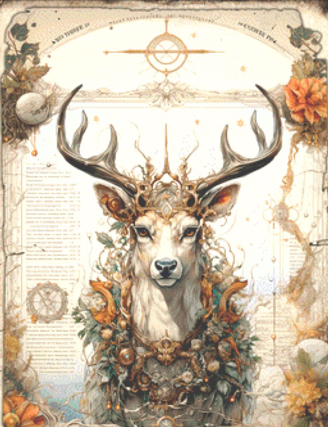 Zodaic - Capricorn Counted Cross Stitch Pattern by Sharm Studio ...