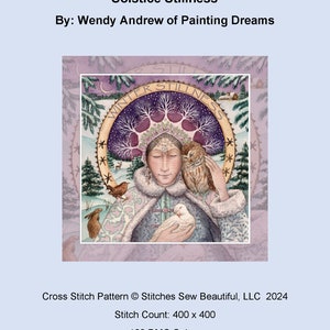 Solstice Stillness Cross Stitch Pattern by Wendy Andrew of Painting ...