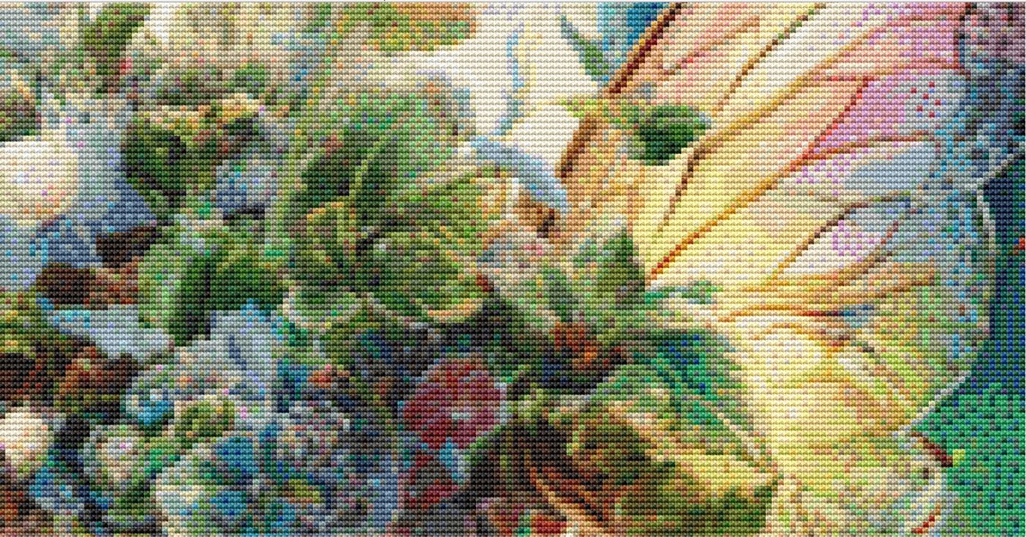 Beads Cross Stitch Pattern by Fairytails digital Format - Etsy