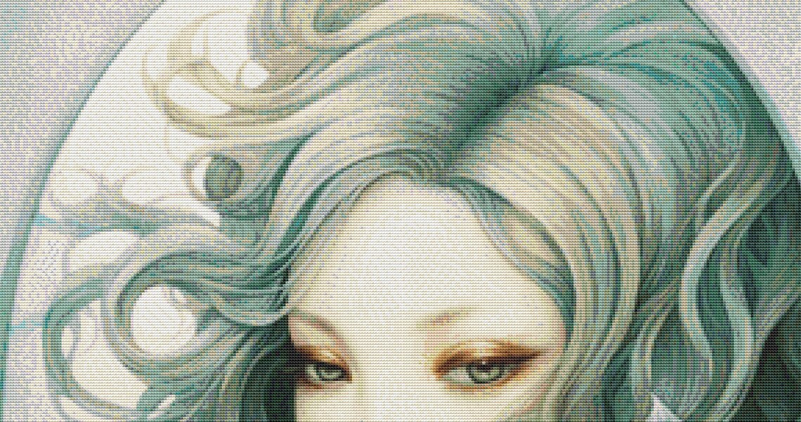 Sirenia Whisper Cross Stitch Pattern by Awholeworldofwhimsy (digital ...