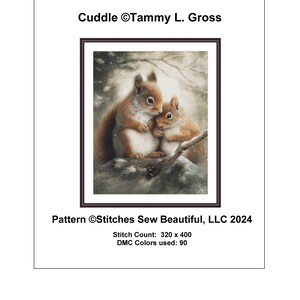 Cuddle Cross Stitch Pattern by Tammy L. Gross (digital Format) - Etsy