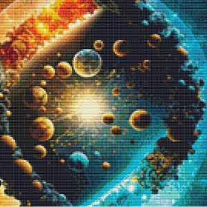 DNA of the Universe Cross Stitch Pattern by Sphinxdesignstudio (digital ...