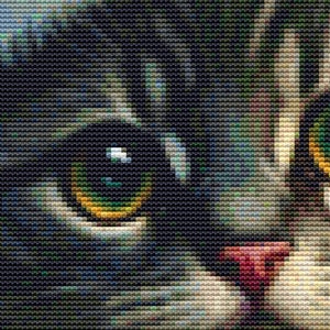 Christmas Cat No. 4 Cross Stitch Pattern by Sphinxdesignstudio (digital ...