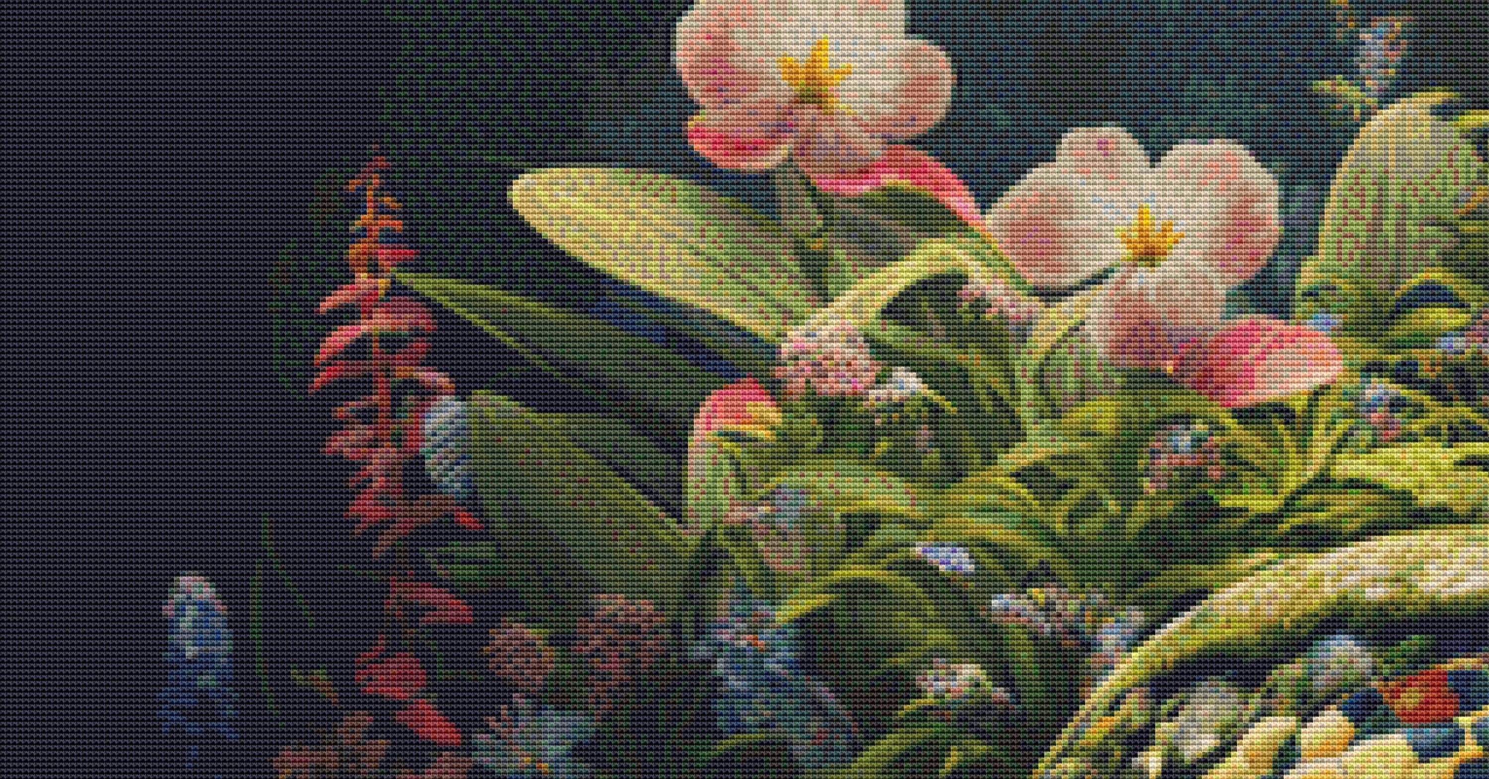 Mossy Ball Python Cross Stitch Pattern by Sekaior - Etsy