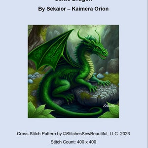 Celtic Dragon Cross Stitch Pattern by Sekaior Kaimera Orion - Etsy