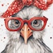 Funny Chicken (small) Cross Stitch Pattern by Cedargrovegraphics ...