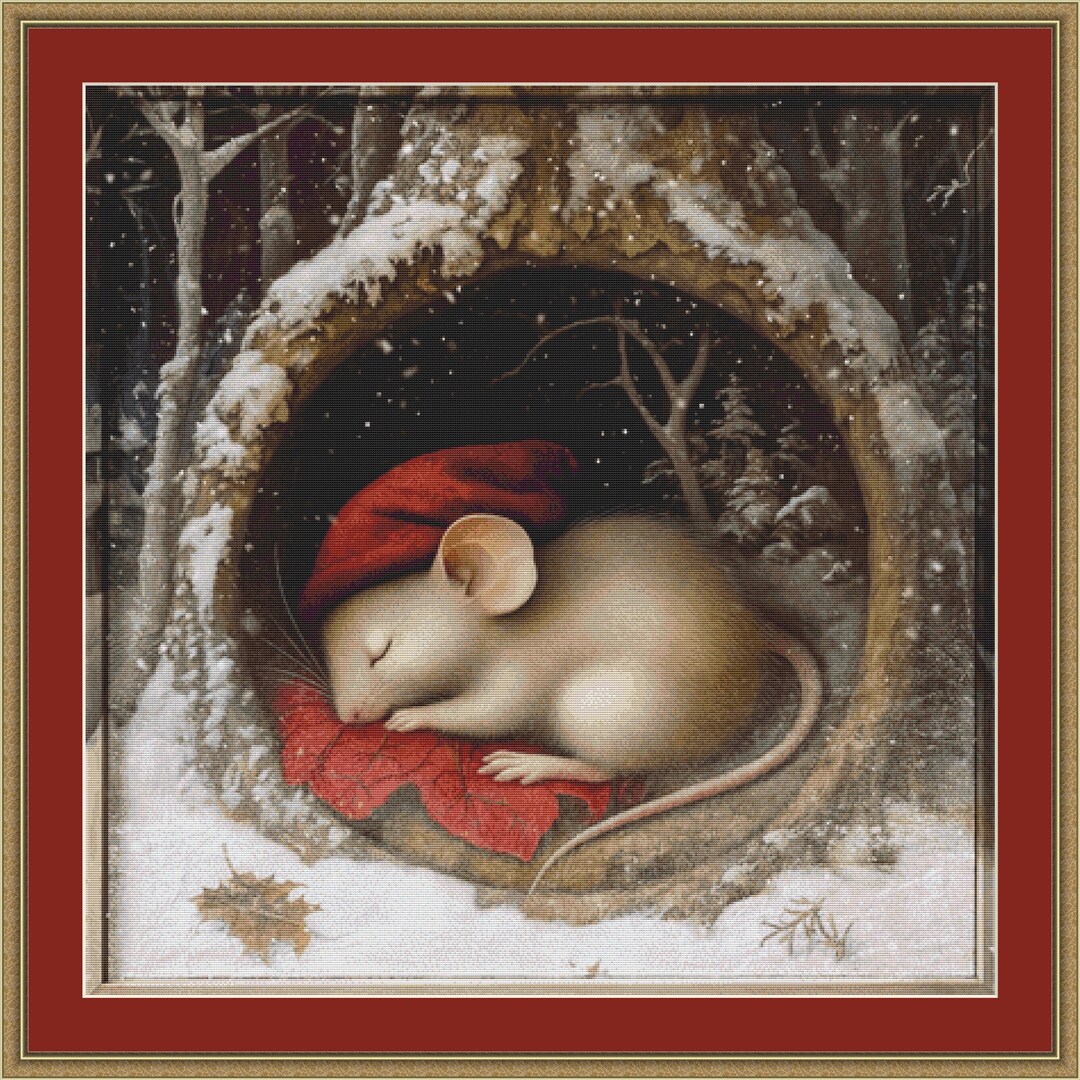 Not Even a Mouse Counted Cross Stitch Pattern by Alisa Smith Williams ...