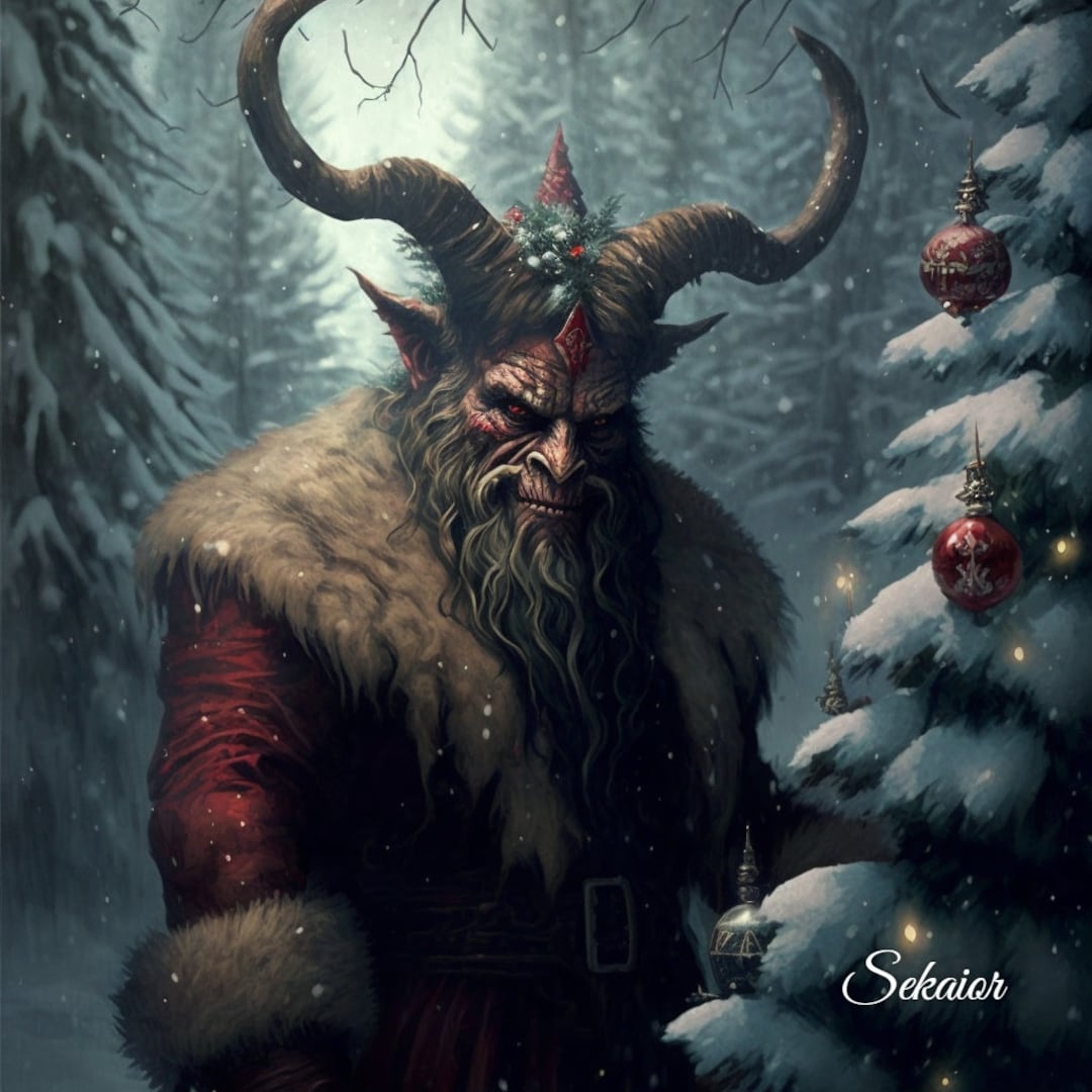 Krampus Cross Stitch Pattern by Serr.kai A Quill & Ink (digital Format ...