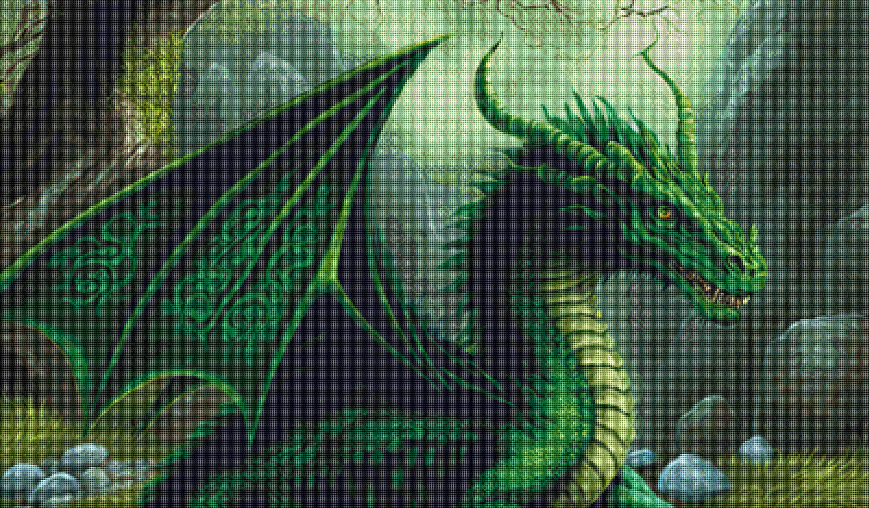 Celtic Dragon Cross Stitch Pattern by Sekaior Kaimera Orion - Etsy