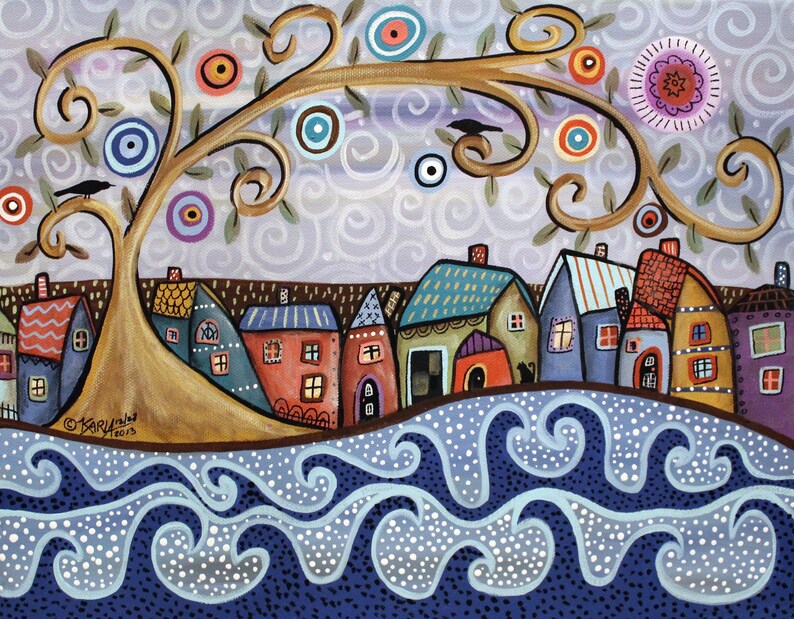 By the Sea Cross Stitch Pattern by Karla Gerard - Etsy