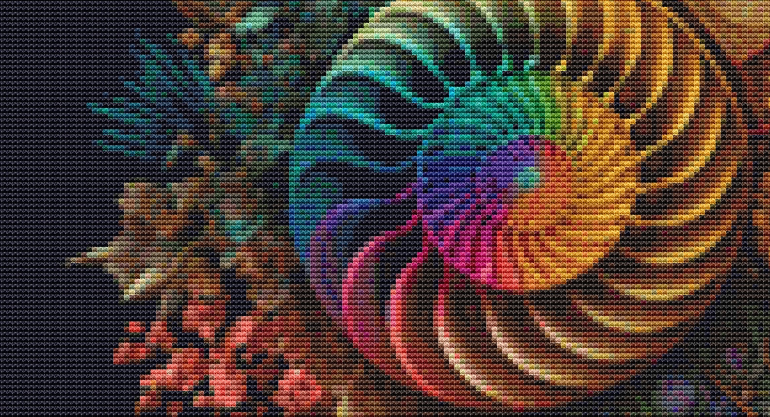 The Golden Ratio Cross Stitch Pattern by Sphinxdesignstudio (digital ...