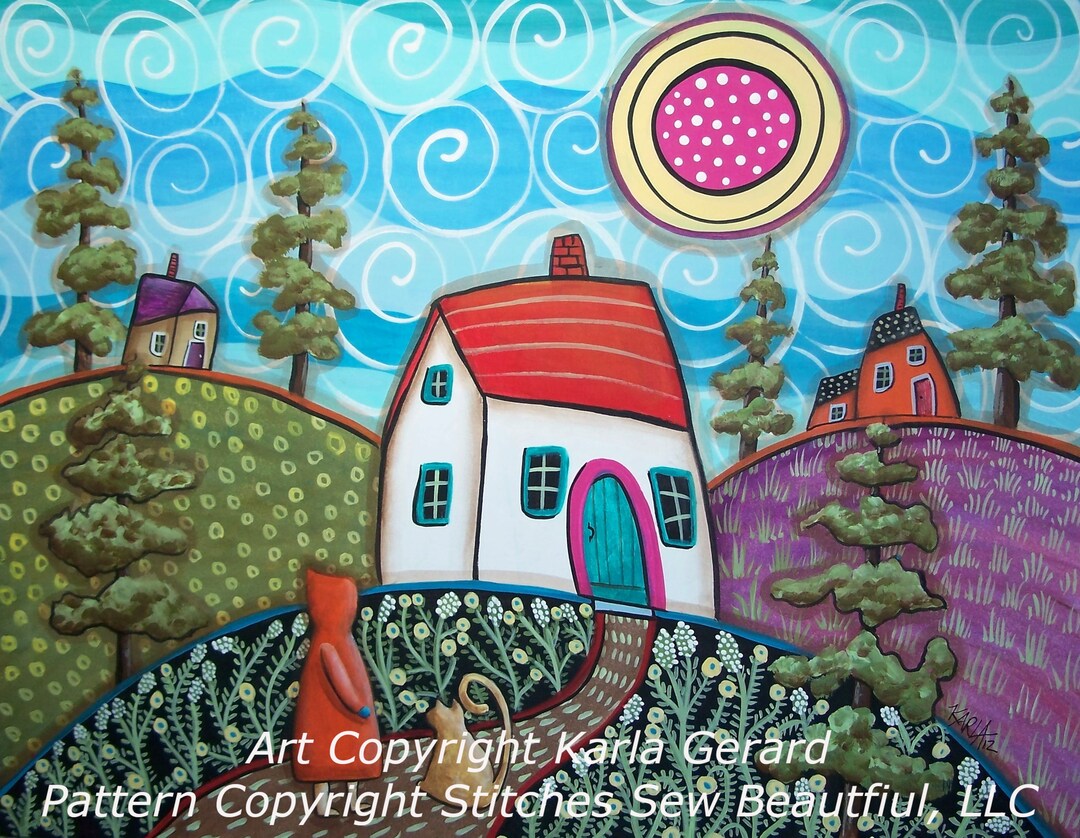 Neighbors Cross Stitch Pattern by Karla Gerard (digital Format) - Etsy