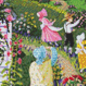 Rambling Rose Cottage Cross Stitch Pattern by Joseph Holodook (digital ...