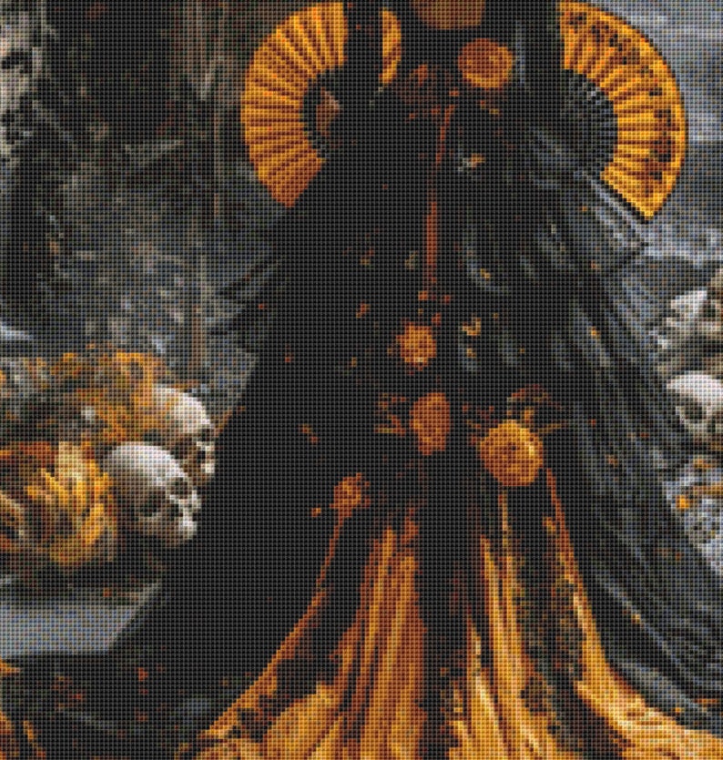 The Beauty in the Underworld Cross Stitch Pattern by Eder Jose Rosa ...