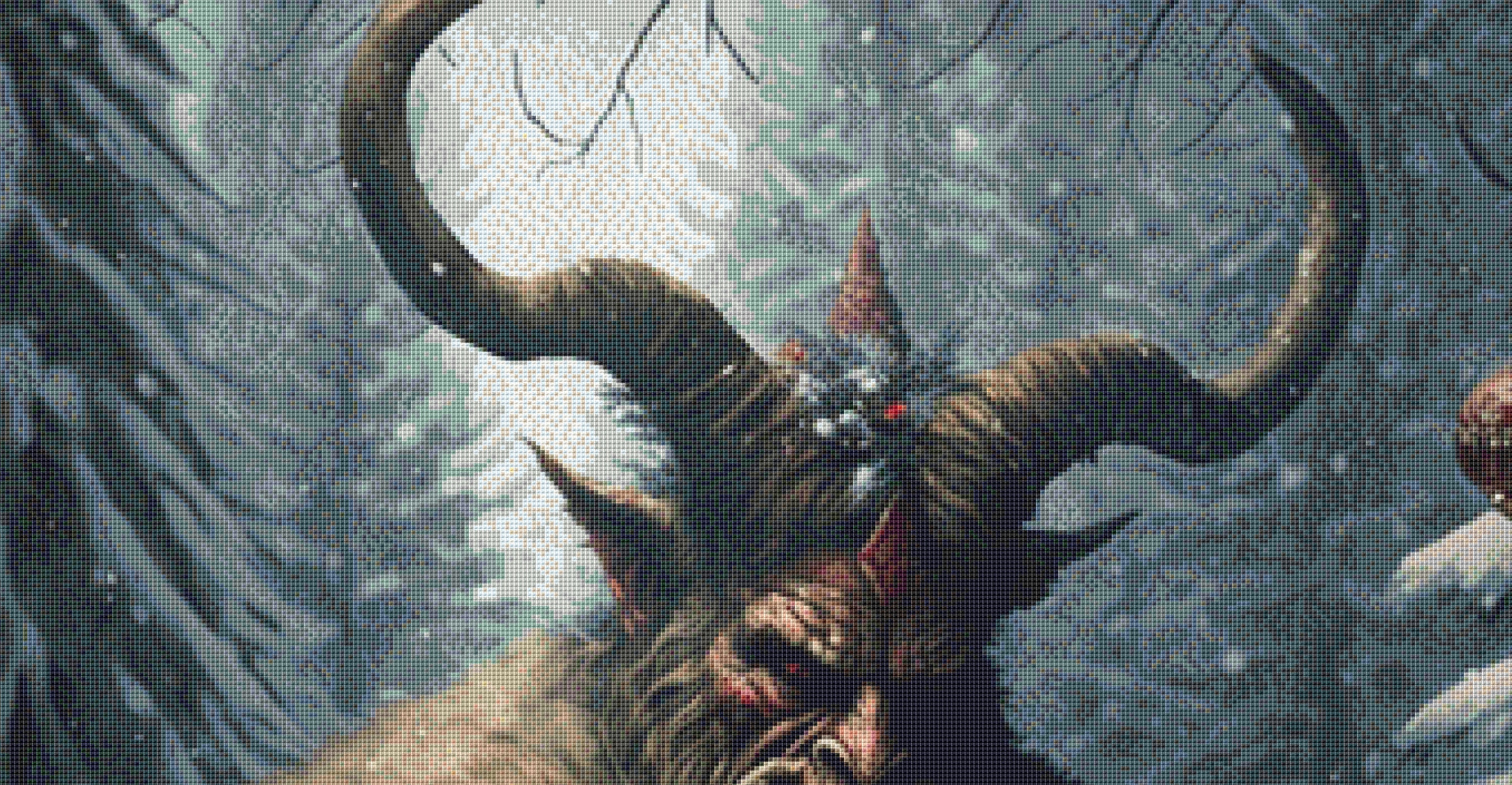 Krampus Cross Stitch Pattern by Serr.kai A Quill & Ink digital Format ...