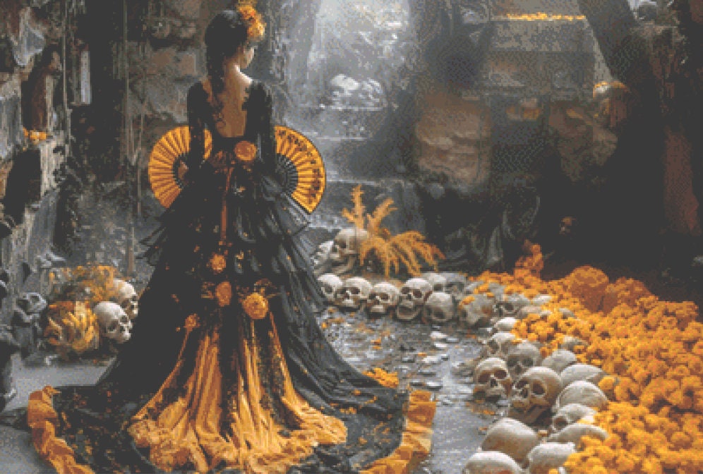 The Beauty in the Underworld Cross Stitch Pattern by Eder Jose Rosa ...