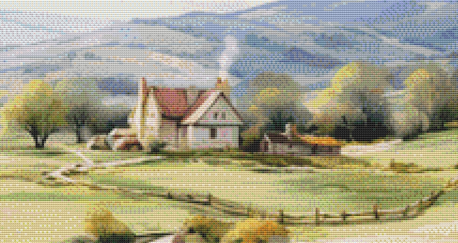 Blissful Solitude Cross Stitch Pattern by Liededrom (digital Format) - Etsy