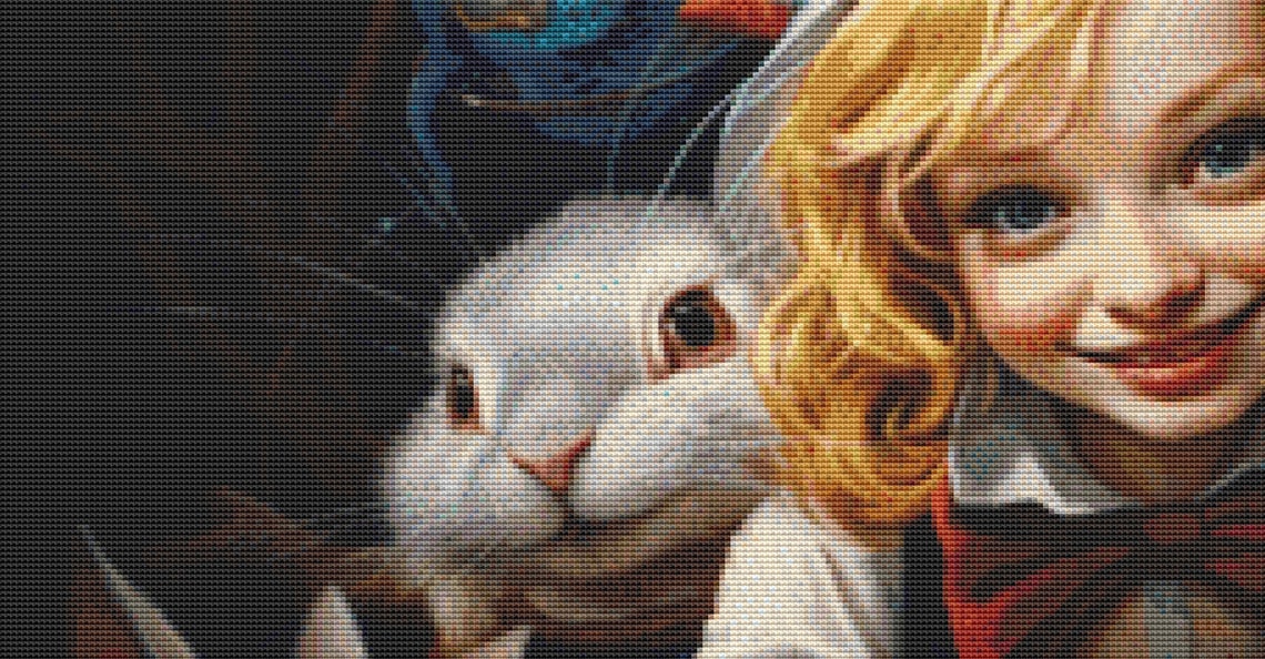 Alice in Wonderland Cross Stitch Pattern by Sphinxdesignstudio (digital ...