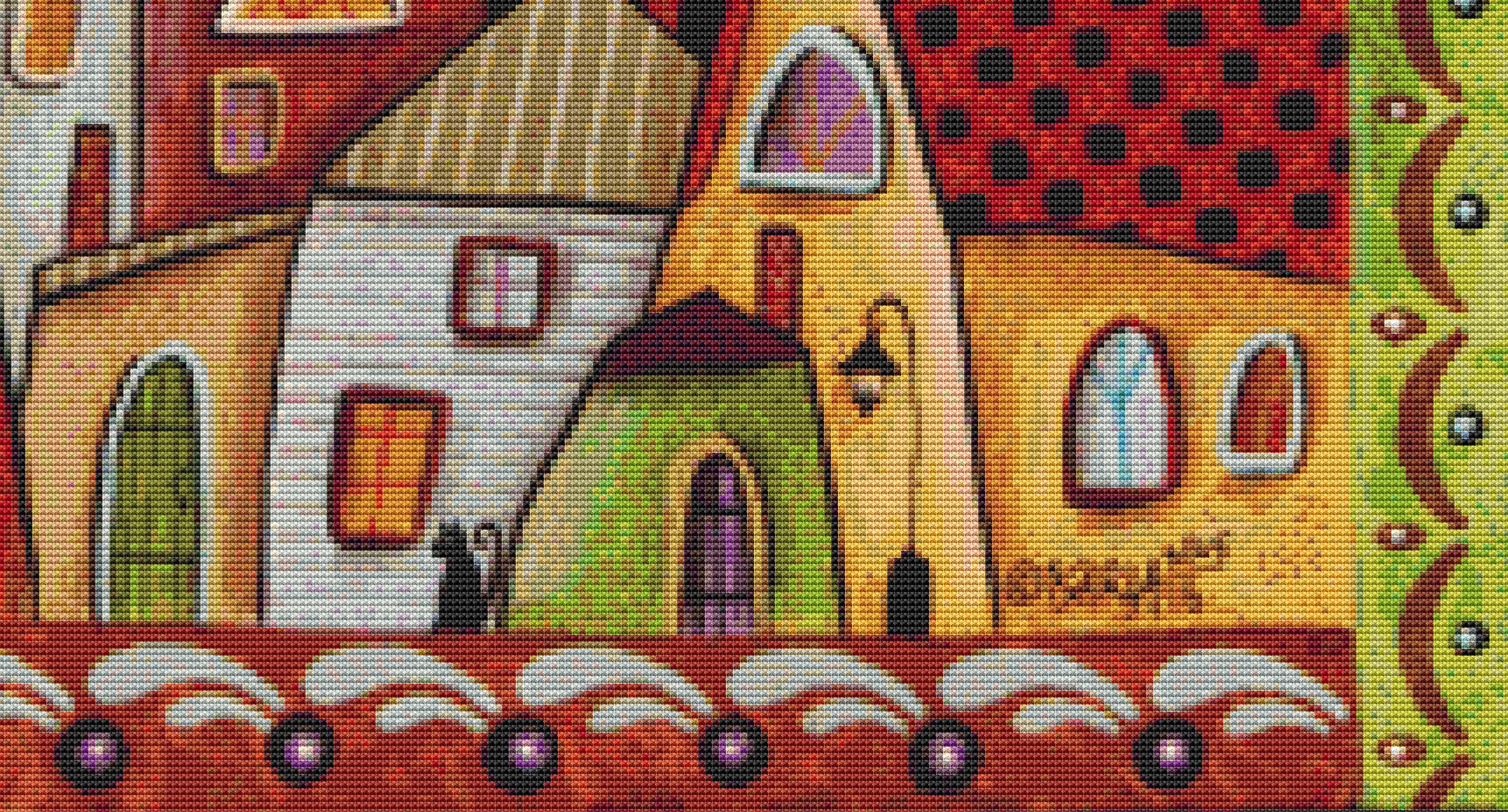 Bright Afternoon Cross Stitch Pattern by Karla Gerard digital Format - Etsy